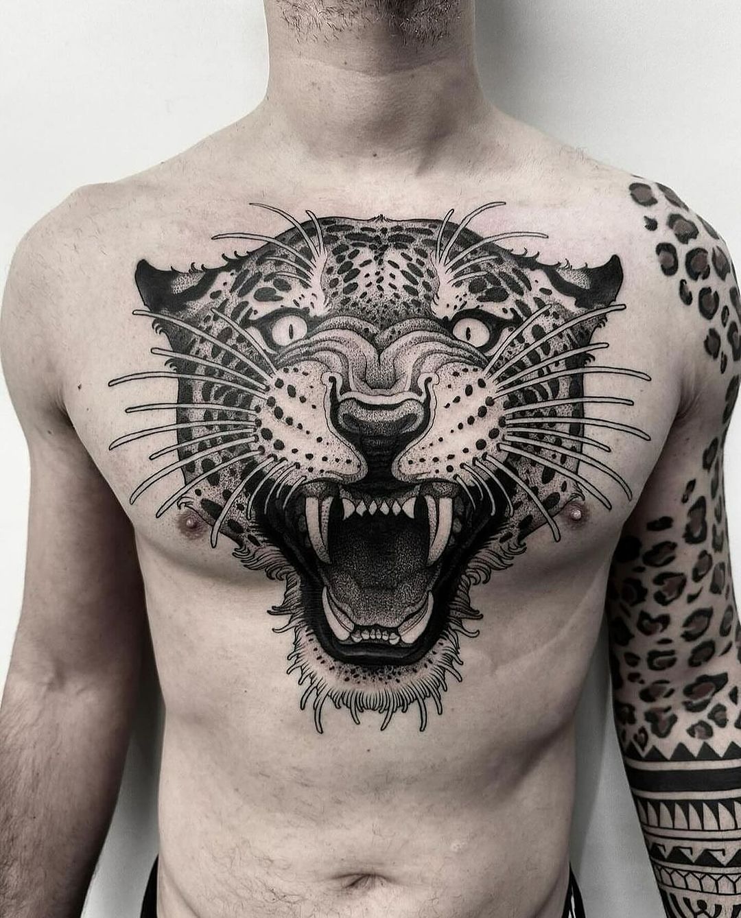 Chest Piece Tattoo