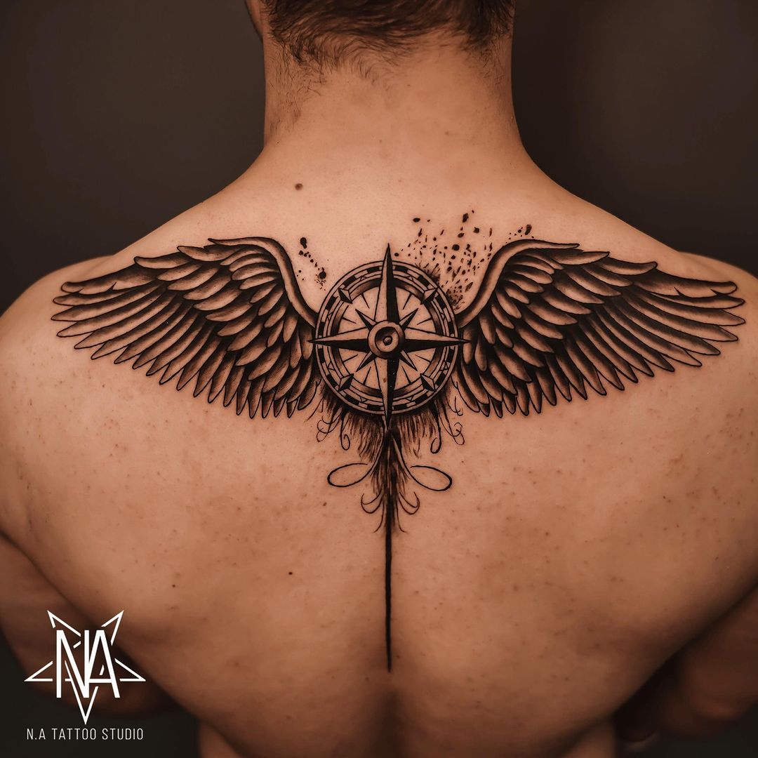 Back Compass Tattoos Compass Tattoos | Arm Band Tattoos By Inkhub
