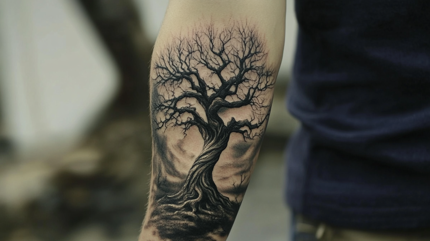 tree knowledge tattoo